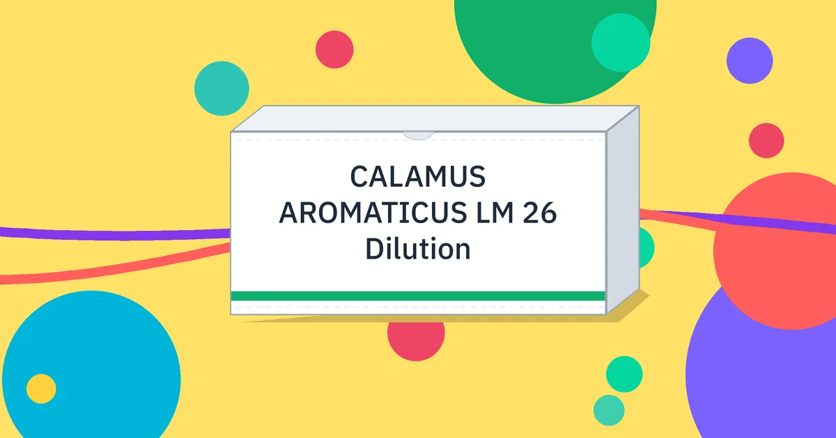 Symbolbild: Packung mit der Aufschrift CALAMUS AROMATICUS LM 26 Dilution (PZN 13405017) – Verfügbarkeit und Bezug in Apotheken in Frankfurt am Main