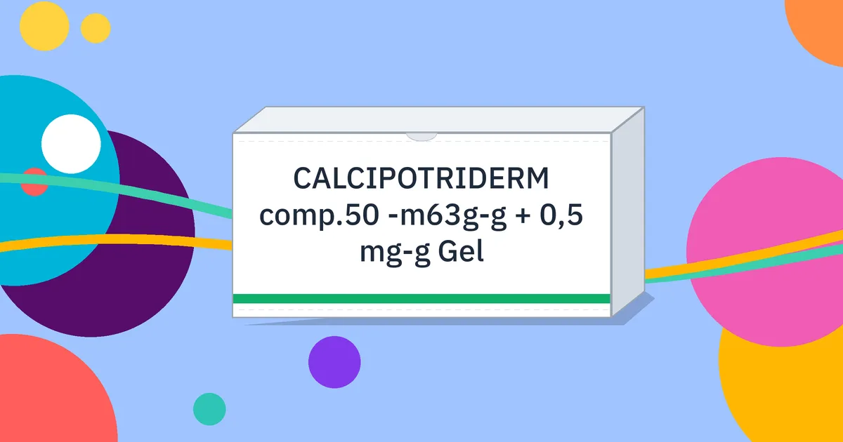 Symbolbild: Packung mit der Aufschrift CALCIPOTRIDERM comp.50 -m63g-g + 0,5 mg-g Gel (PZN 16763740) – Verfügbarkeit und Bezug in Apotheken in Frankfurt am Main