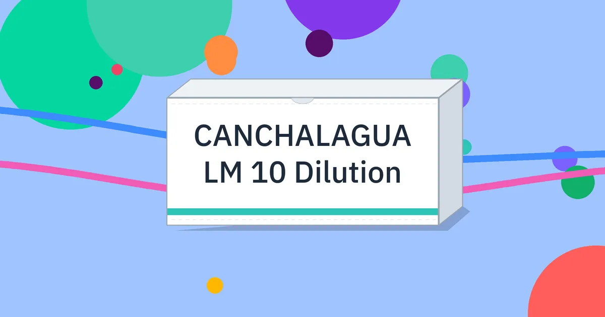 Symbolbild: Packung mit der Aufschrift CANCHALAGUA LM 10 Dilution (PZN 13412483) – Verfügbarkeit und Bezug in Apotheken in Frankfurt am Main