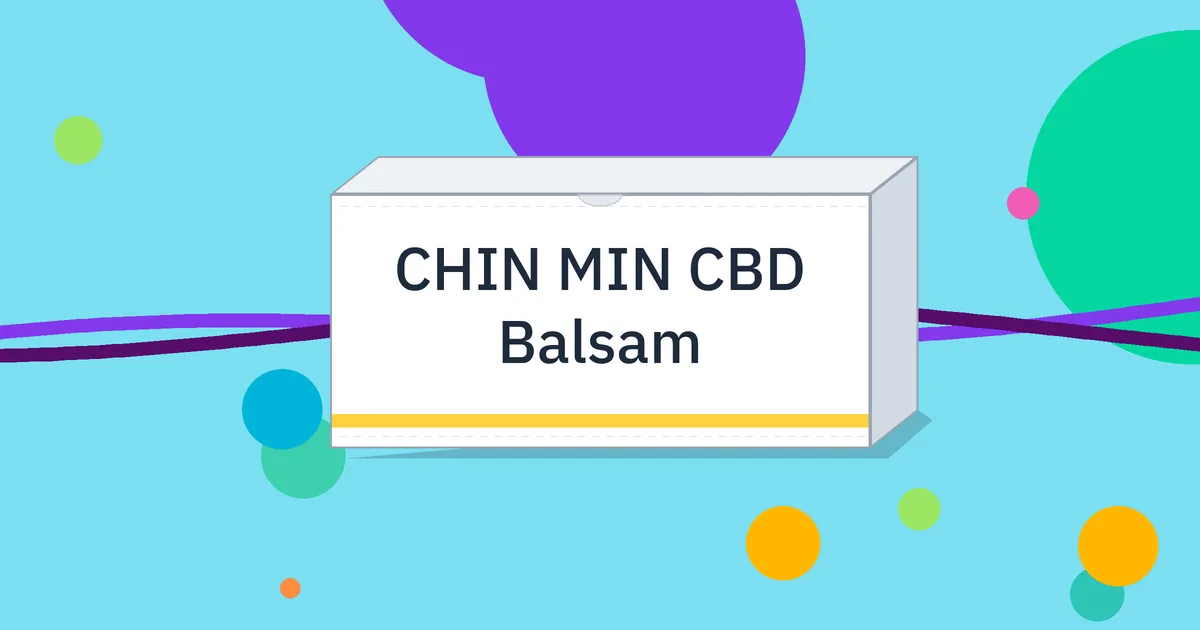 Symbolbild: Packung mit der Aufschrift CHIN MIN CBD Balsam (PZN 18659716) – Verfügbarkeit und Bezug in Apotheken in Frankfurt am Main