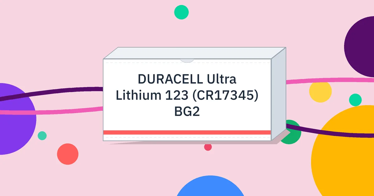Symbolbild: Packung mit der Aufschrift DURACELL Ultra Lithium 123 (CR17345) BG2 (PZN 09670340) – Verfügbarkeit und Bezug in Apotheken in Frankfurt am Main