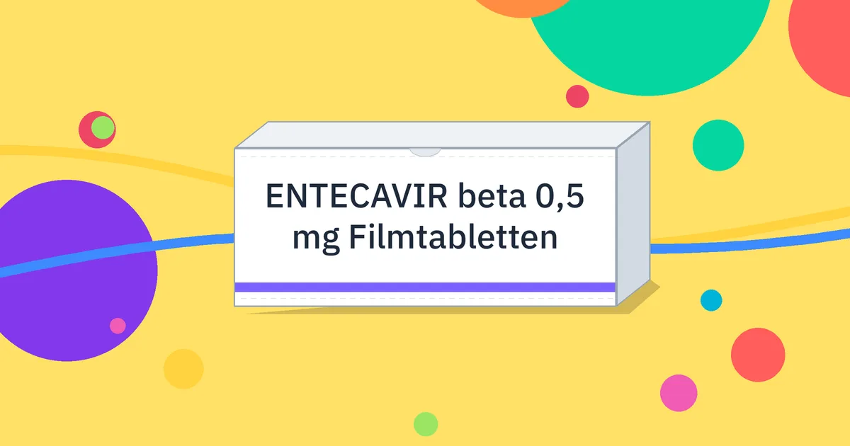 Symbolbild: Packung mit der Aufschrift ENTECAVIR beta 0,5 mg Filmtabletten (PZN 12456225) – Verfügbarkeit und Bezug in Apotheken in Frankfurt am Main