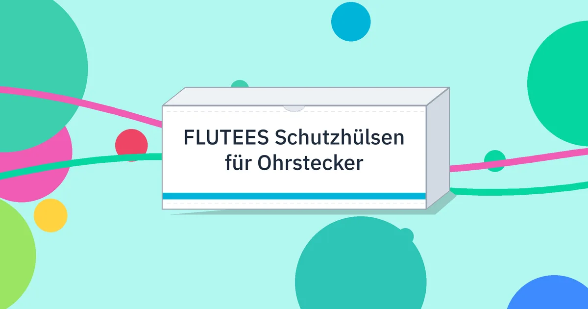 Symbolbild: Packung mit der Aufschrift FLUTEES Schutzhülsen für Ohrstecker (PZN 10628567) – Verfügbarkeit und Bezug in Apotheken in Frankfurt am Main