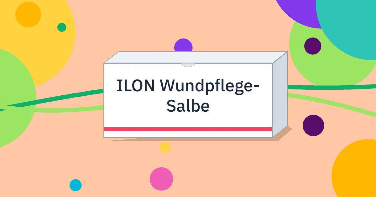 Symbolbild: Packung mit der Aufschrift ILON Wundpflege-Salbe (PZN 04722150) – Verfügbarkeit und Bezug in Apotheken in Frankfurt am Main