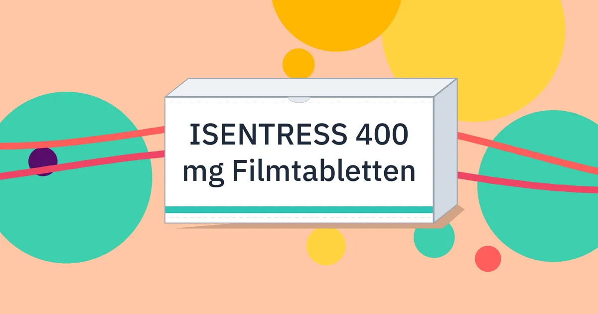 Symbolbild: Packung mit der Aufschrift ISENTRESS 400 mg Filmtabletten (PZN 13965779) – Verfügbarkeit und Bezug in Apotheken in Frankfurt am Main