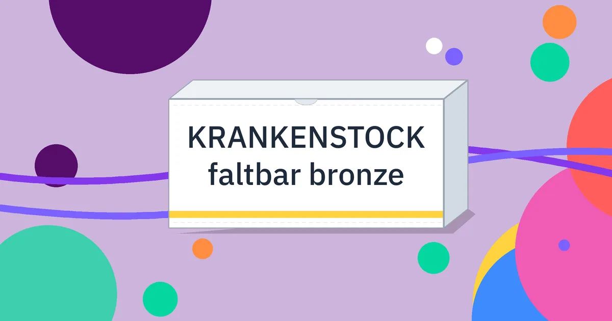 Symbolbild: Packung mit der Aufschrift KRANKENSTOCK faltbar bronze (PZN 14400358) – Verfügbarkeit und Bezug in Apotheken in Frankfurt am Main