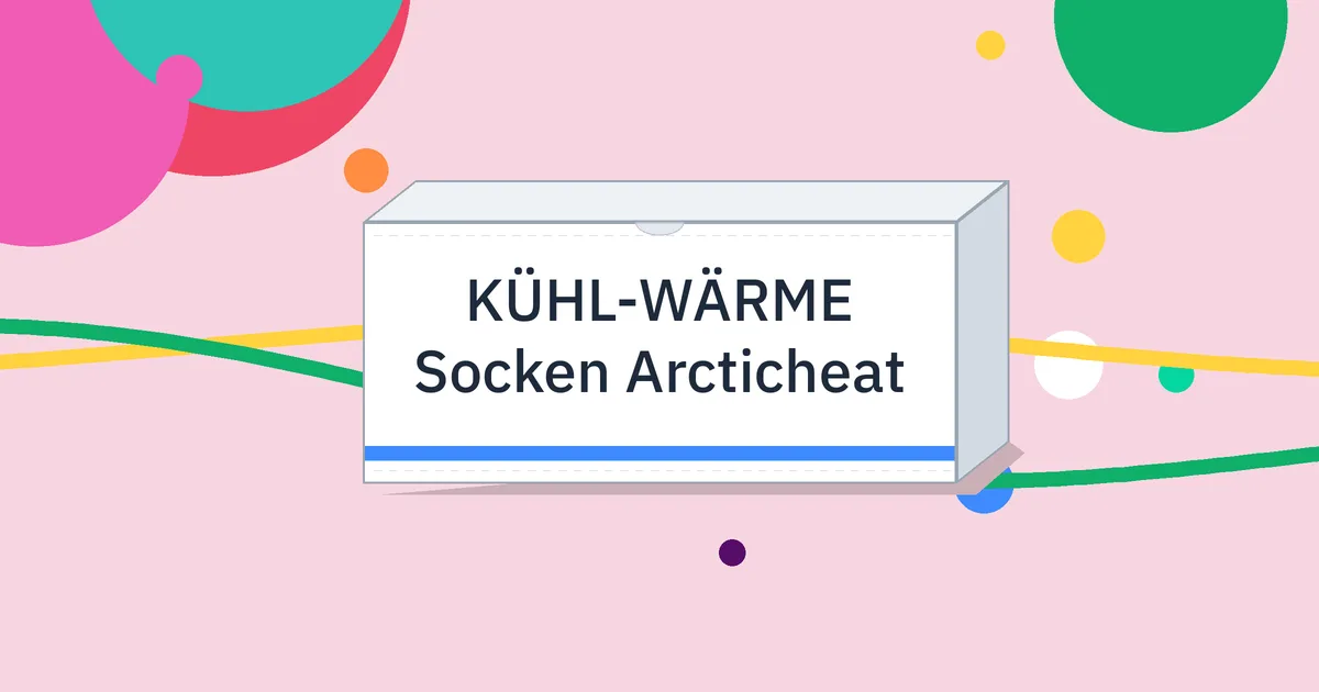 Symbolbild: Packung mit der Aufschrift KÜHL-WÄRME Socken Arcticheat (PZN 02291763) – Verfügbarkeit und Bezug in Apotheken in Frankfurt am Main