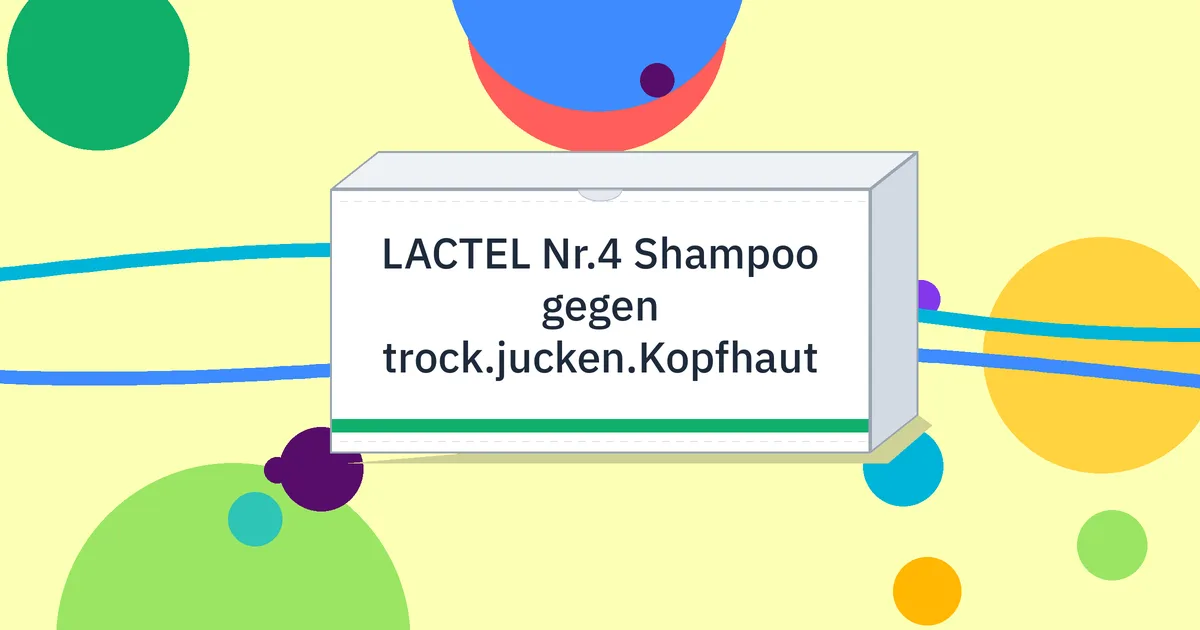 Symbolbild: Packung mit der Aufschrift LACTEL Nr.4 Shampoo gegen trock.jucken.Kopfhaut (PZN 02859005) – Verfügbarkeit und Bezug in Apotheken in Frankfurt am Main