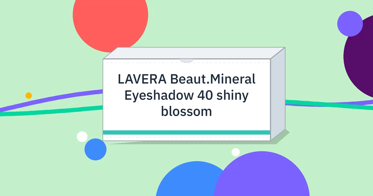 Symbolbild: Packung mit der Aufschrift LAVERA Beaut.Mineral Eyeshadow 40 shiny blossom (PZN 14025050) – Verfügbarkeit und Bezug in Apotheken in Frankfurt am Main