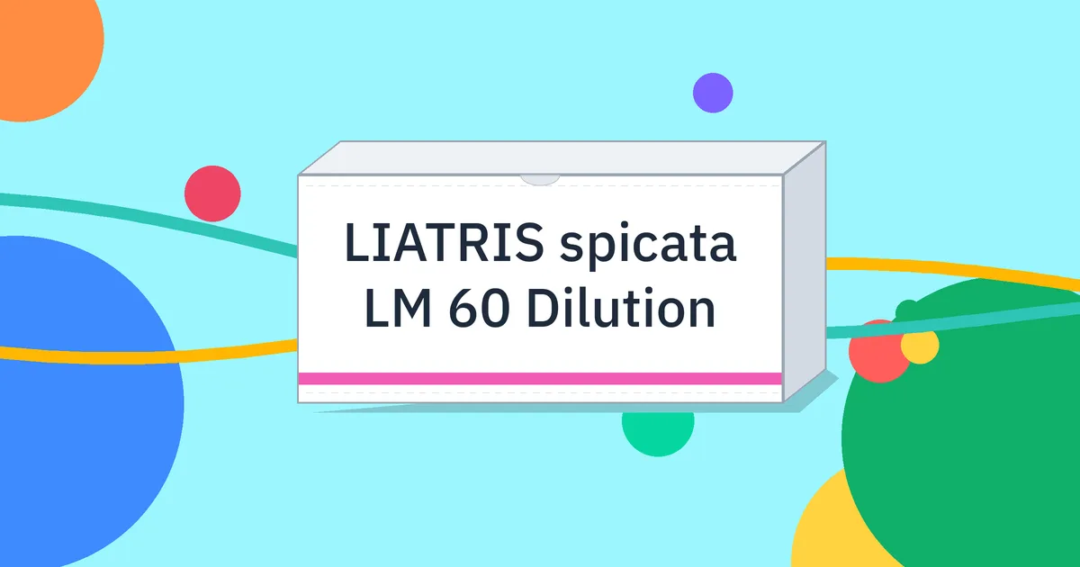 Symbolbild: Packung mit der Aufschrift LIATRIS spicata LM 60 Dilution (PZN 13528961) – Verfügbarkeit und Bezug in Apotheken in Frankfurt am Main