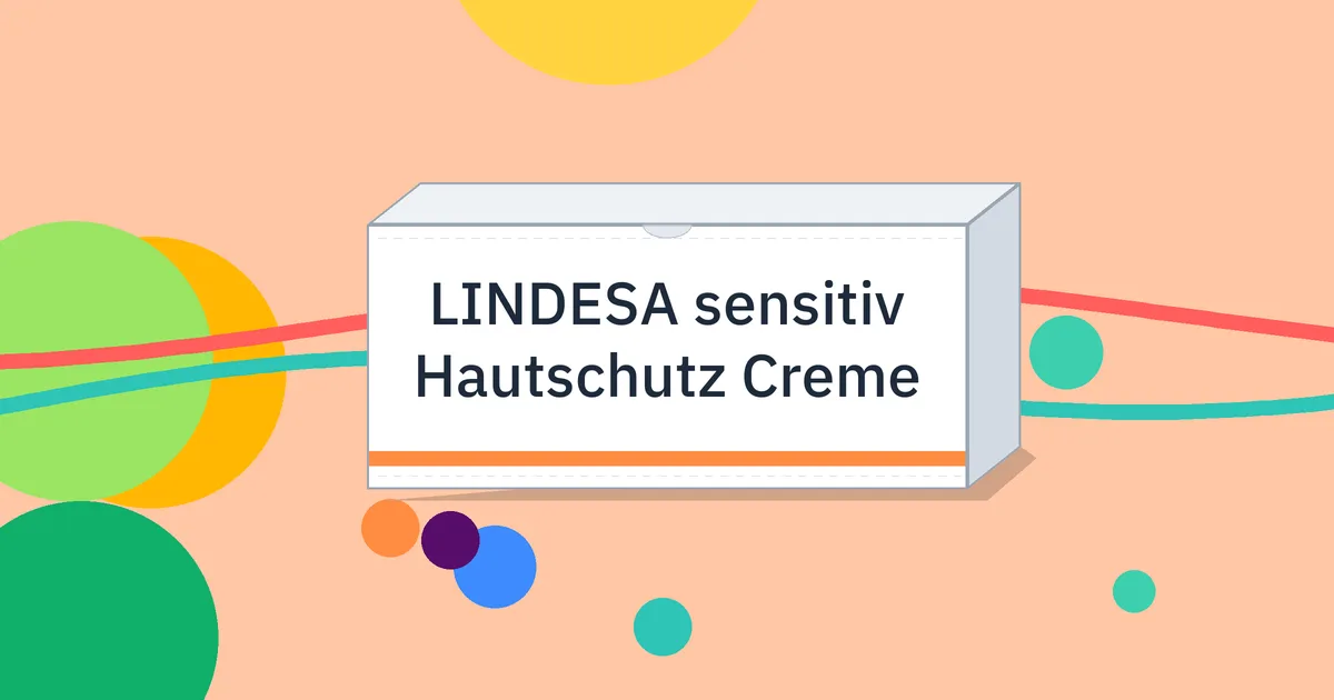 Symbolbild: Packung mit der Aufschrift LINDESA sensitiv Hautschutz Creme (PZN 18804779) – Verfügbarkeit und Bezug in Apotheken in Frankfurt am Main