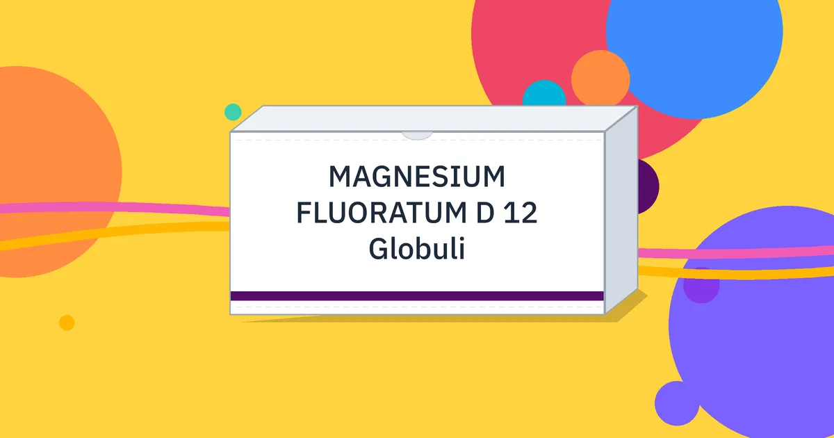 Symbolbild: Packung mit der Aufschrift MAGNESIUM FLUORATUM D 12 Globuli (PZN 04225894) – Verfügbarkeit und Bezug in Apotheken in Frankfurt am Main