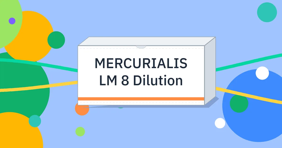Symbolbild: Packung mit der Aufschrift MERCURIALIS LM 8 Dilution (PZN 12947762) – Verfügbarkeit und Bezug in Apotheken in Frankfurt am Main