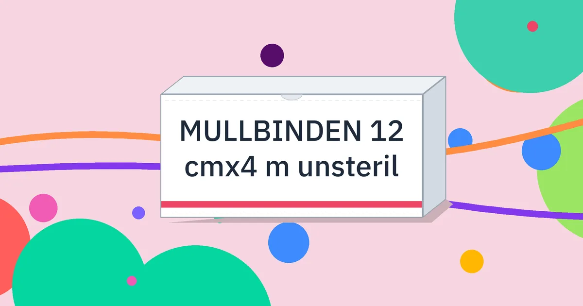 Symbolbild: Packung mit der Aufschrift MULLBINDEN 12 cmx4 m unsteril (PZN 00431042) – Verfügbarkeit und Bezug in Apotheken in Frankfurt am Main