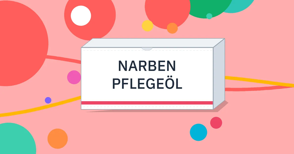 Symbolbild: Packung mit der Aufschrift NARBEN PFLEGEÖL (PZN 01109940) – Verfügbarkeit und Bezug in Apotheken in Frankfurt am Main