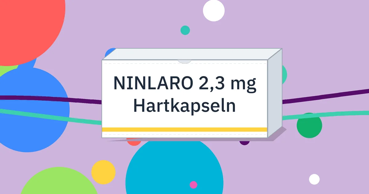 Symbolbild: Packung mit der Aufschrift NINLARO 2,3 mg Hartkapseln (PZN 11531686) – Verfügbarkeit und Bezug in Apotheken in Frankfurt am Main
