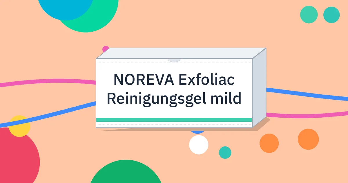 Symbolbild: Packung mit der Aufschrift NOREVA Exfoliac Reinigungsgel mild (PZN 19109751) – Verfügbarkeit und Bezug in Apotheken in Frankfurt am Main