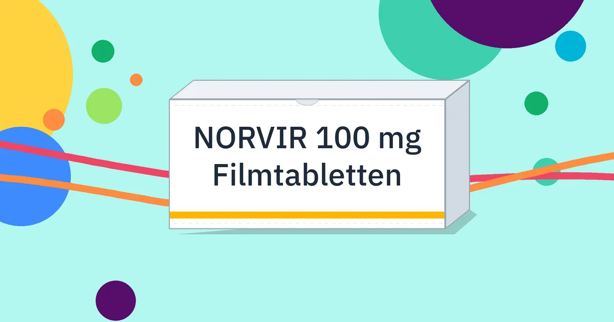 Symbolbild: Packung mit der Aufschrift NORVIR 100 mg Filmtabletten (PZN 10974542) – Verfügbarkeit und Bezug in Apotheken in Frankfurt am Main
