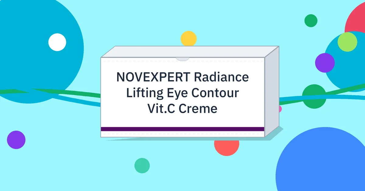 Symbolbild: Packung mit der Aufschrift NOVEXPERT Radiance Lifting Eye Contour Vit.C Creme (PZN 19147668) – Verfügbarkeit und Bezug in Apotheken in Frankfurt am Main