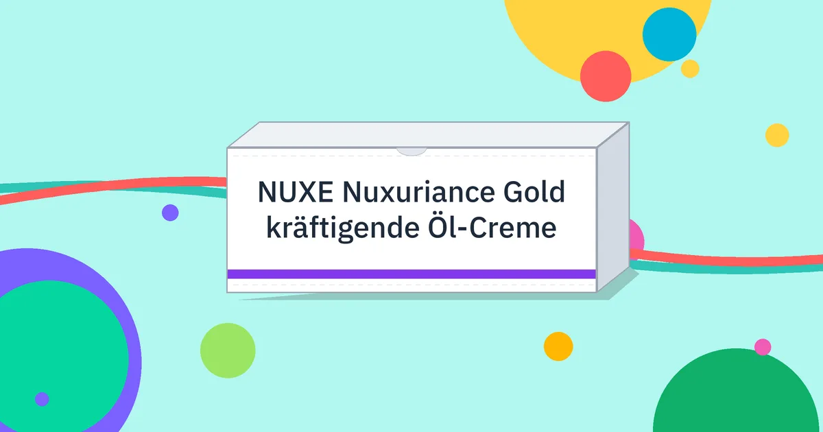 Symbolbild: Packung mit der Aufschrift NUXE Nuxuriance Gold kräftigende Öl-Creme (PZN 15231426) – Verfügbarkeit und Bezug in Apotheken in Frankfurt am Main