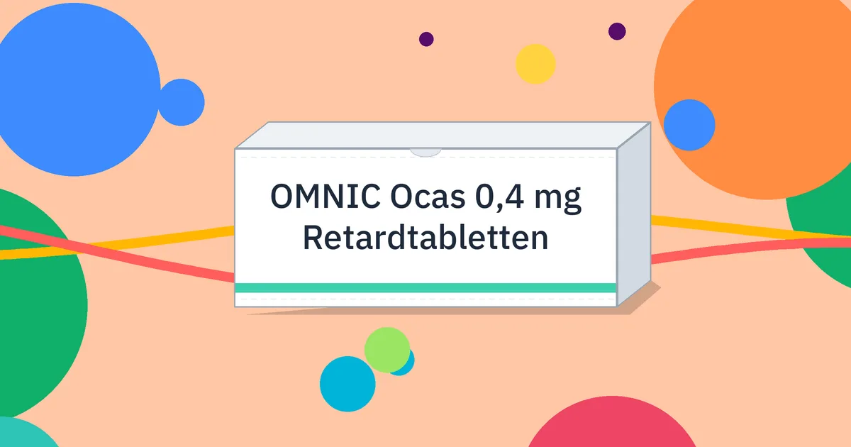 Symbolbild: Packung mit der Aufschrift OMNIC Ocas 0,4 mg Retardtabletten (PZN 06551959) – Verfügbarkeit und Bezug in Apotheken in Frankfurt am Main