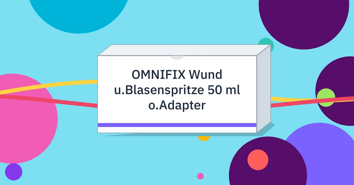 Symbolbild: Packung mit der Aufschrift OMNIFIX Wund u.Blasenspritze 50 ml o.Adapter (PZN 13708433) – Verfügbarkeit und Bezug in Apotheken in Frankfurt am Main