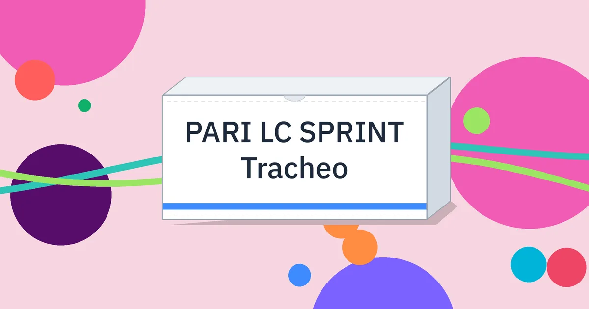 Symbolbild: Packung mit der Aufschrift PARI LC SPRINT Tracheo (PZN 08560922) – Verfügbarkeit und Bezug in Apotheken in Frankfurt am Main