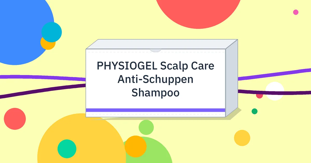 Symbolbild: Packung mit der Aufschrift PHYSIOGEL Scalp Care Anti-Schuppen Shampoo (PZN 20088600) – Verfügbarkeit und Bezug in Apotheken in Frankfurt am Main