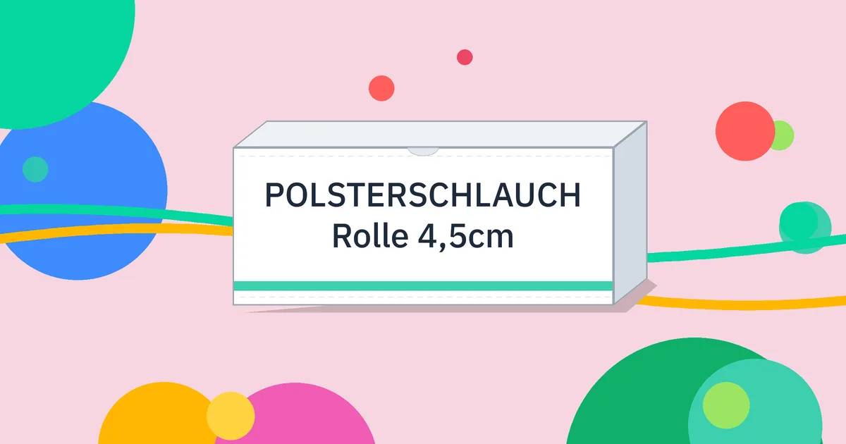 Symbolbild: Packung mit der Aufschrift POLSTERSCHLAUCH Rolle 4,5cm (PZN 07004165) – Verfügbarkeit und Bezug in Apotheken in Frankfurt am Main