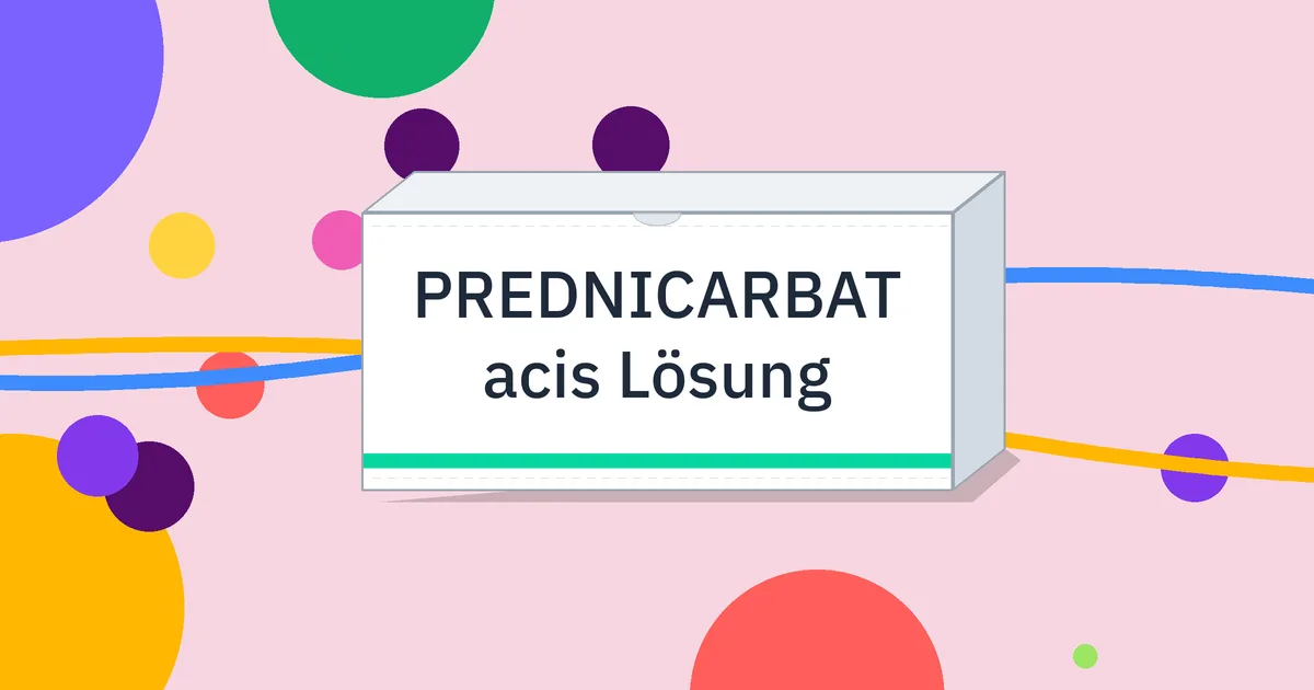 Symbolbild: Packung mit der Aufschrift PREDNICARBAT acis Lösung (PZN 03955018) – Verfügbarkeit und Bezug in Apotheken in Frankfurt am Main