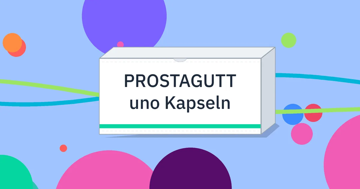 Symbolbild: Packung mit der Aufschrift PROSTAGUTT uno Kapseln (PZN 00424935) – Verfügbarkeit und Bezug in Apotheken in Frankfurt am Main