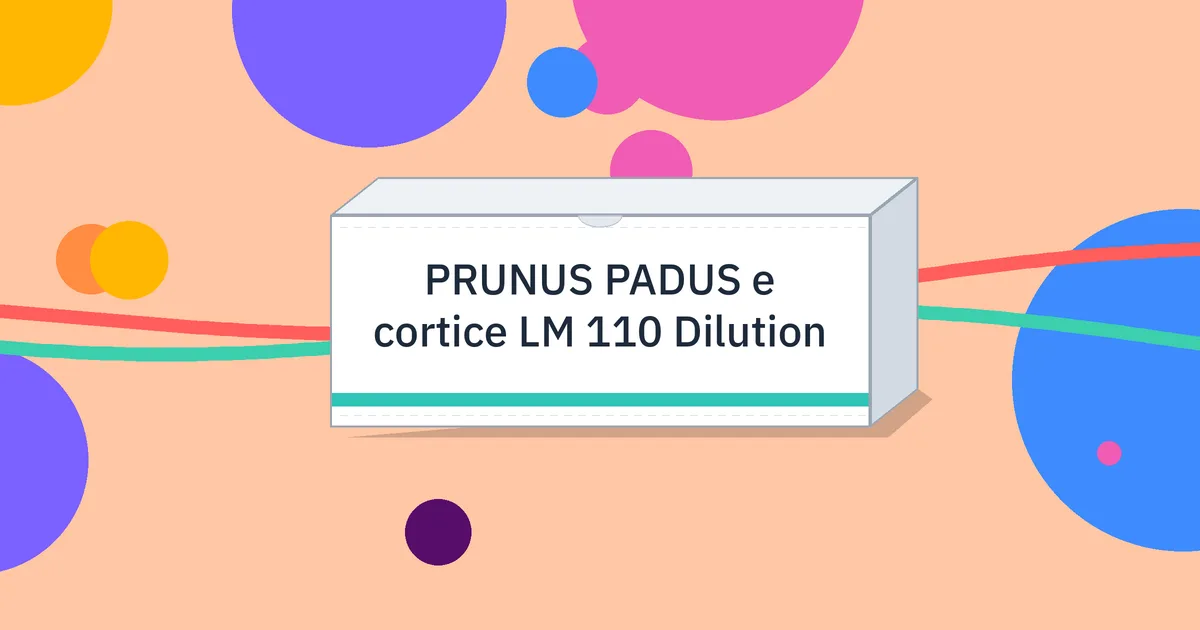 Symbolbild: Packung mit der Aufschrift PRUNUS PADUS e cortice LM 110 Dilution (PZN 13669704) – Verfügbarkeit und Bezug in Apotheken in Frankfurt am Main