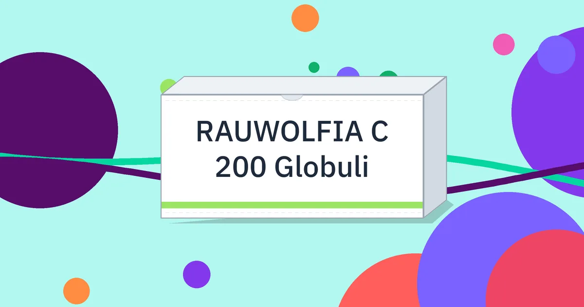 Symbolbild: Packung mit der Aufschrift RAUWOLFIA C 200 Globuli (PZN 16693488) – Verfügbarkeit und Bezug in Apotheken in Frankfurt am Main