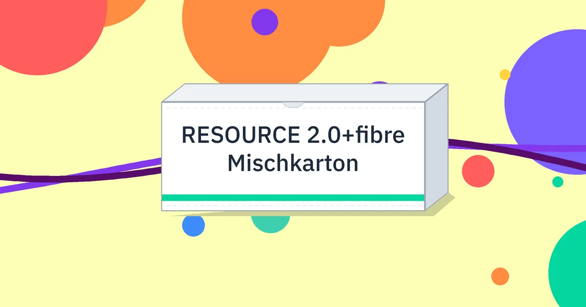 Symbolbild: Packung mit der Aufschrift RESOURCE 2.0+fibre Mischkarton (PZN 19750382) – Verfügbarkeit und Bezug in Apotheken in Frankfurt am Main