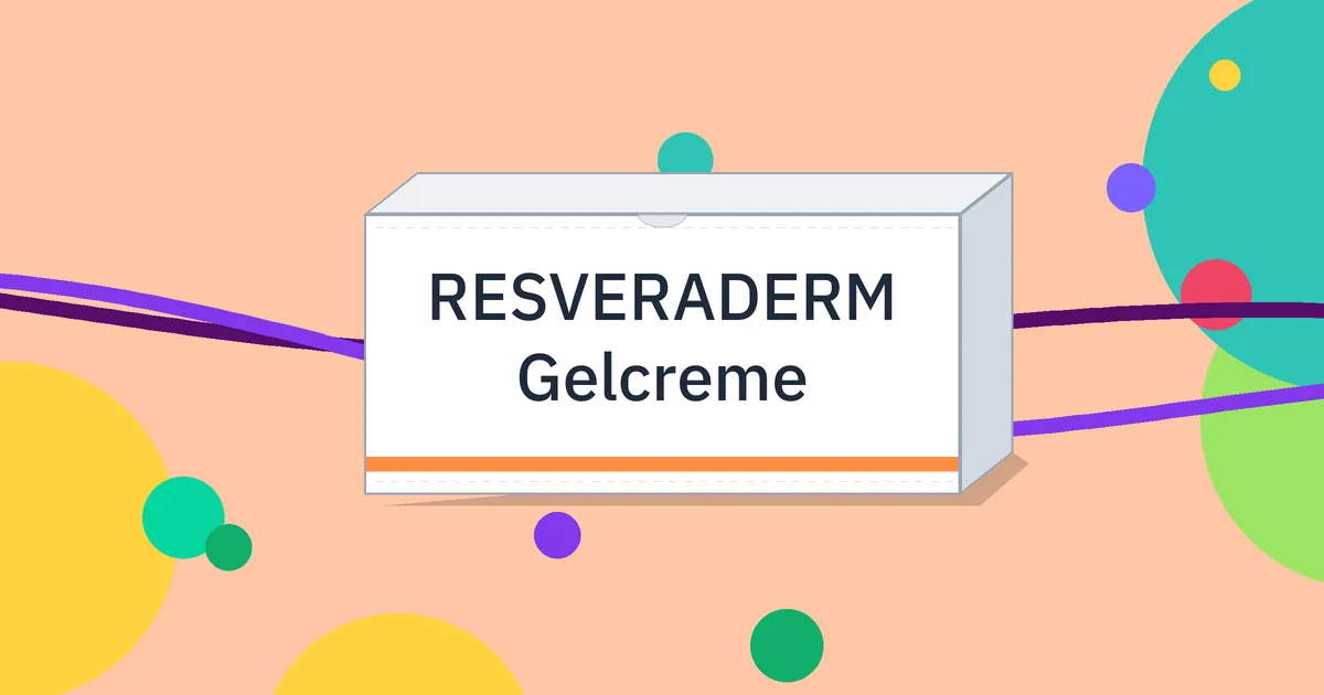 Symbolbild: Packung mit der Aufschrift RESVERADERM Gelcreme (PZN 18098910) – Verfügbarkeit und Bezug in Apotheken in Frankfurt am Main