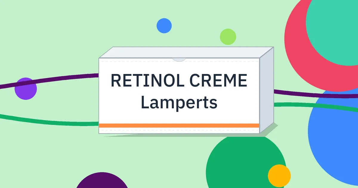 Symbolbild: Packung mit der Aufschrift RETINOL CREME Lamperts (PZN 04550476) – Verfügbarkeit und Bezug in Apotheken in Frankfurt am Main