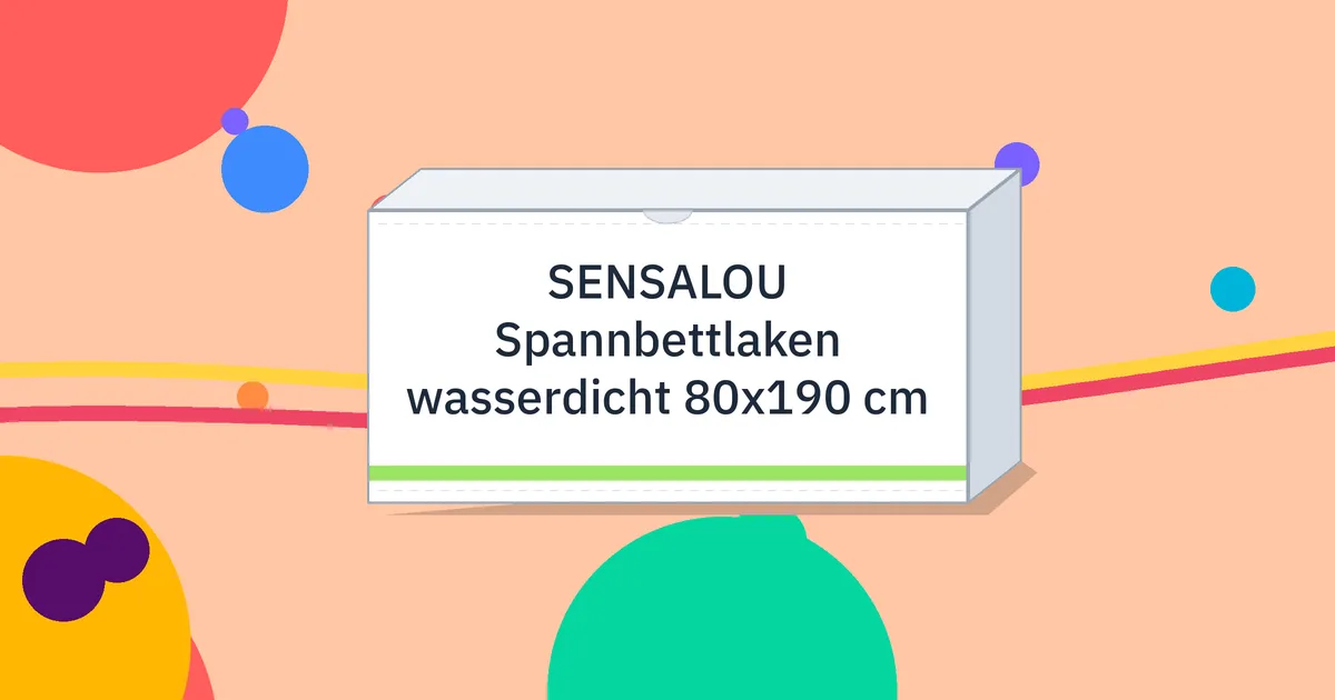 Symbolbild: Packung mit der Aufschrift SENSALOU Spannbettlaken wasserdicht 80x190 cm (PZN 20725917) – Verfügbarkeit und Bezug in Apotheken in Frankfurt am Main