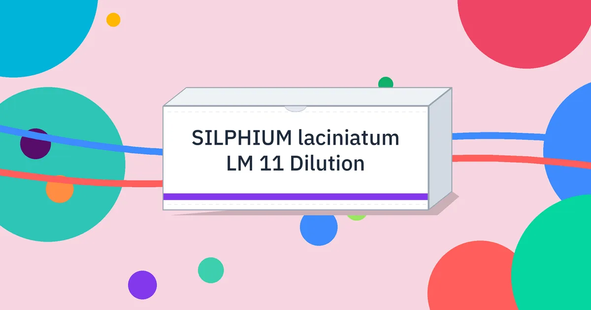 Symbolbild: Packung mit der Aufschrift SILPHIUM laciniatum LM 11 Dilution (PZN 13679039) – Verfügbarkeit und Bezug in Apotheken in Frankfurt am Main