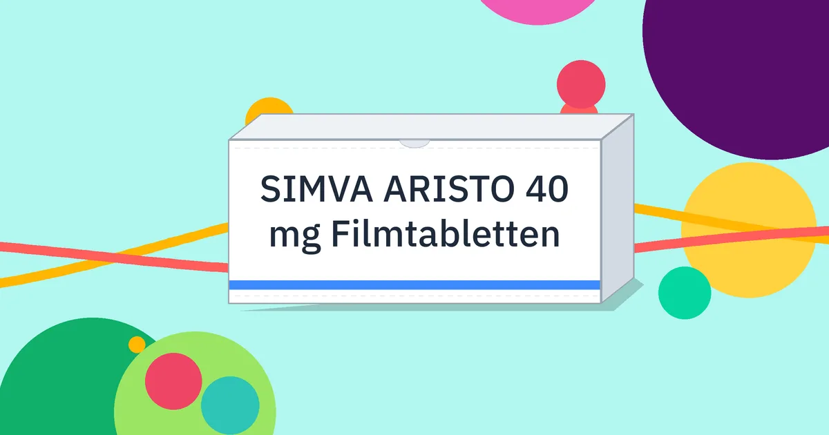 Symbolbild: Packung mit der Aufschrift SIMVA ARISTO 40 mg Filmtabletten (PZN 09900745) – Verfügbarkeit und Bezug in Apotheken in Frankfurt am Main