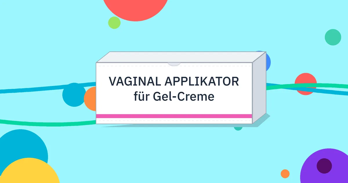 Symbolbild: Packung mit der Aufschrift VAGINAL APPLIKATOR für Gel-Creme (PZN 07795037) – Verfügbarkeit und Bezug in Apotheken in Frankfurt am Main