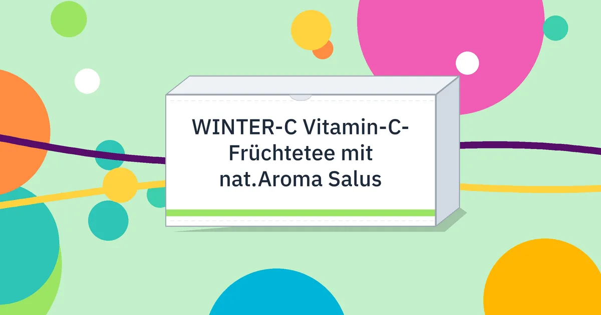 Symbolbild: Packung mit der Aufschrift WINTER-C Vitamin-C-Früchtetee mit nat.Aroma Salus (PZN 05371994) – Verfügbarkeit und Bezug in Apotheken in Frankfurt am Main