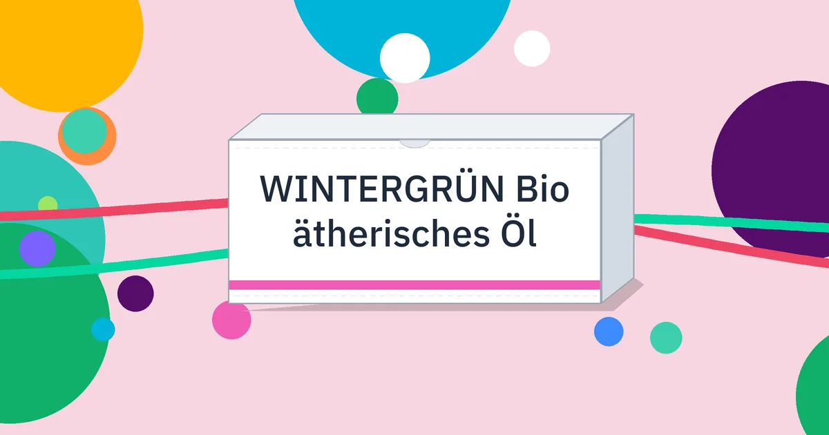 Symbolbild: Packung mit der Aufschrift WINTERGRÜN Bio ätherisches Öl (PZN 12371173) – Verfügbarkeit und Bezug in Apotheken in Frankfurt am Main