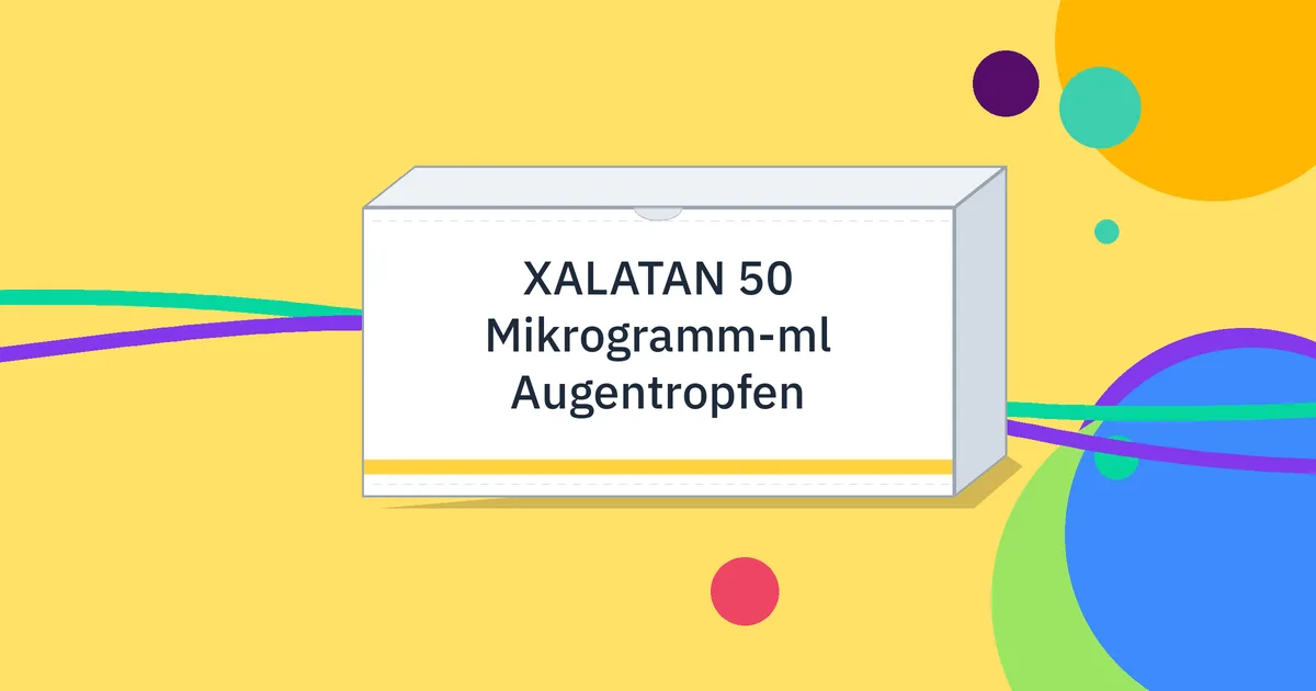 Symbolbild: Packung mit der Aufschrift XALATAN 50 Mikrogramm-ml Augentropfen (PZN 10090398) – Verfügbarkeit und Bezug in Apotheken in Frankfurt am Main
