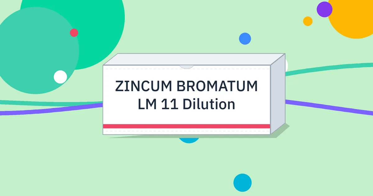 Symbolbild: Packung mit der Aufschrift ZINCUM BROMATUM LM 11 Dilution (PZN 13291370) – Verfügbarkeit und Bezug in Apotheken in Frankfurt am Main