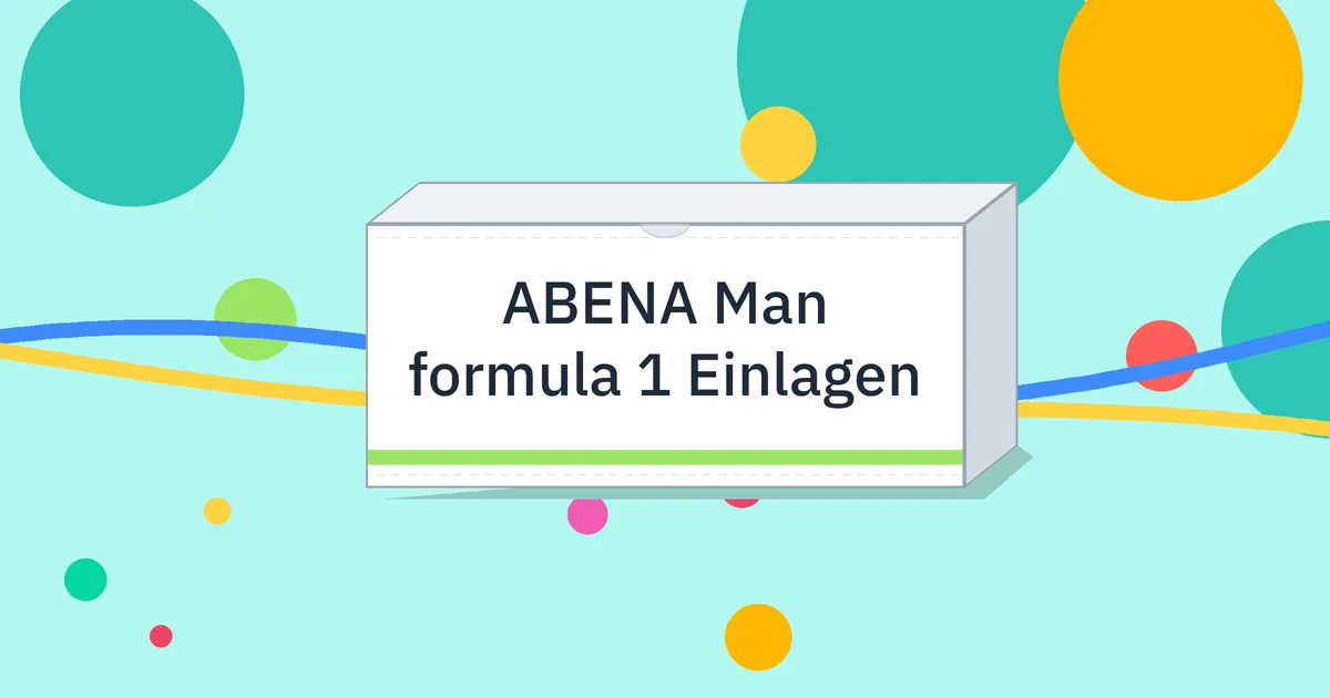 Symbolbild: Packung mit der Aufschrift ABENA Man formula 1 Einlagen (PZN 16916534) – Verfügbarkeit und Bezug in Apotheken in Frankfurt am Main
