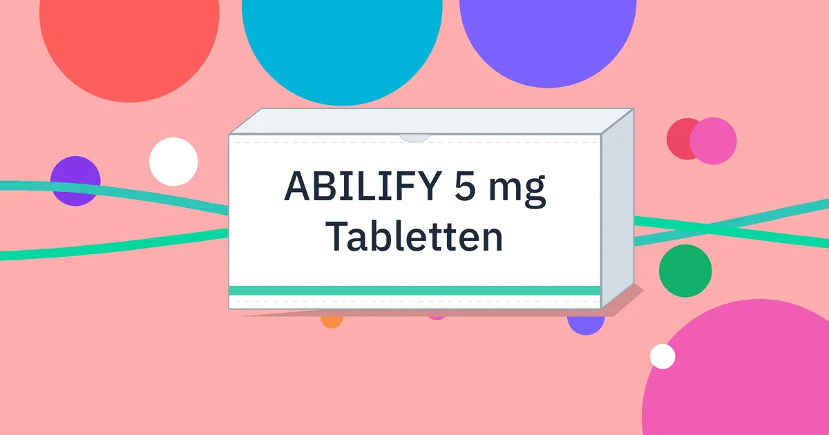 Symbolbild: Packung mit der Aufschrift ABILIFY 5 mg Tabletten (PZN 04705559) – Verfügbarkeit und Bezug in Apotheken in Frankfurt am Main