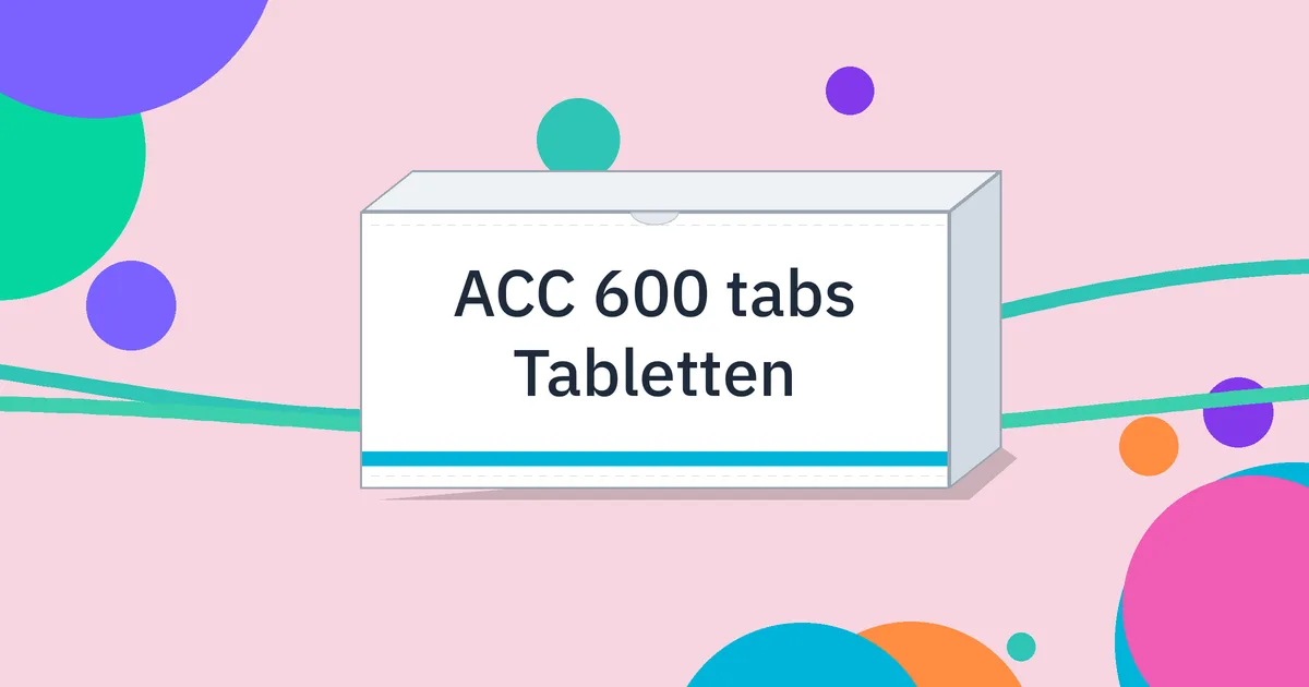 Symbolbild: Packung mit der Aufschrift ACC 600 tabs Tabletten (PZN 00434247) – Verfügbarkeit und Bezug in Apotheken in Frankfurt am Main