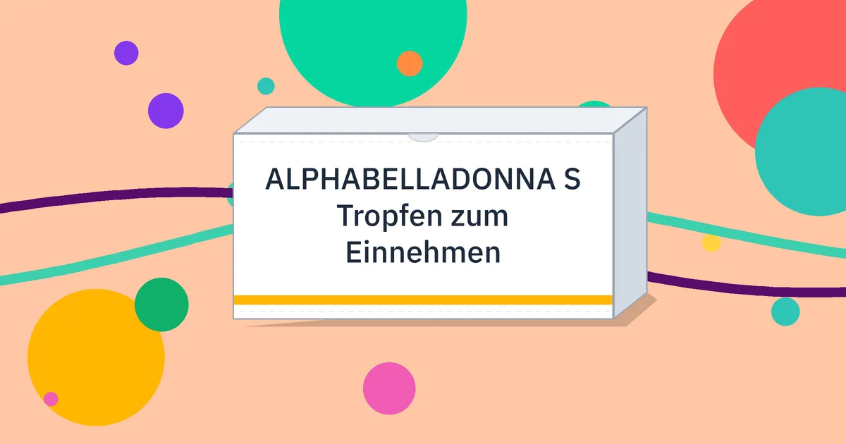Symbolbild: Packung mit der Aufschrift ALPHABELLADONNA S Tropfen zum Einnehmen (PZN 02068462) – Verfügbarkeit und Bezug in Apotheken in Frankfurt am Main
