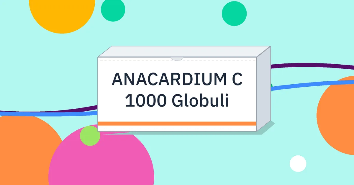 Symbolbild: Packung mit der Aufschrift ANACARDIUM C 1000 Globuli (PZN 07158744) – Verfügbarkeit und Bezug in Apotheken in Frankfurt am Main