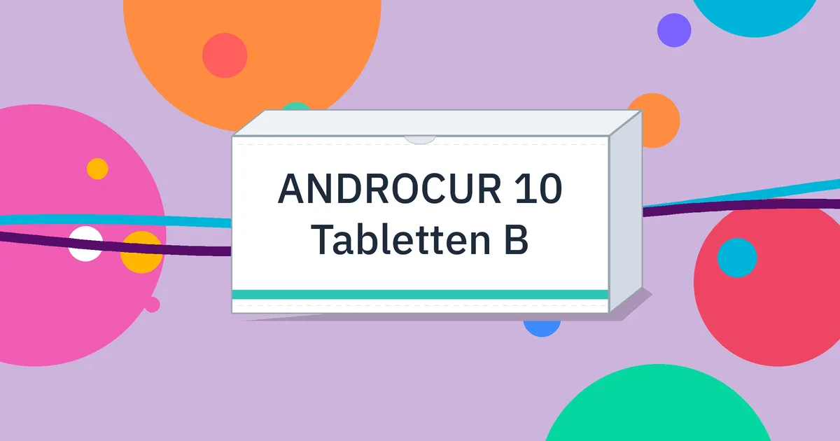 Symbolbild: Packung mit der Aufschrift ANDROCUR 10 Tabletten B (PZN 04690160) – Verfügbarkeit und Bezug in Apotheken in Frankfurt am Main